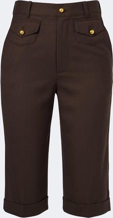 Xu Zhi Pantalon capri en laine