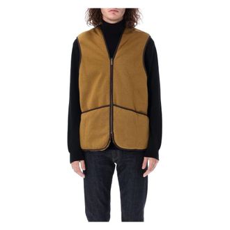 Barbour Braune Oberbekleidung Warme Fleeceweste - - Jackets - Herren - Braun - 2XL
