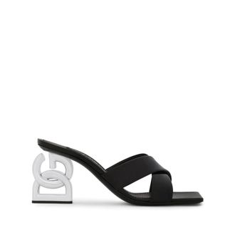 Dolce & Gabbana Schwarze Sandalen Ciabatta - - Shoes - Damen - Schwarzk - 36 EU