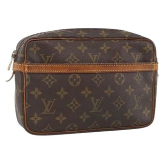 Louis Vuitton Sac &agrave; main pochette Monogram Pre-owned - Femme - Pre-owned - Brun - Taille: ONE Size
