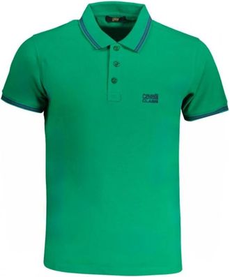 Cavalli Homme, Tops, Vert, Taille: 2XL Polo brod&eacute; avec logo