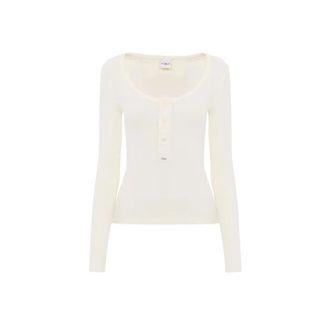 Chlo&eacute; Top E26 - - Knitwear - Damen - Wei&szlig; - L