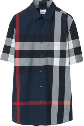 Burberry Check-pattern Cotton Shirt