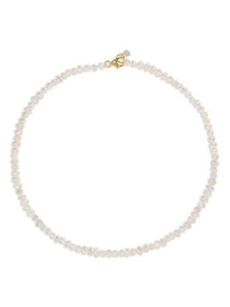 Hai collier serti de perles - Tons neutres