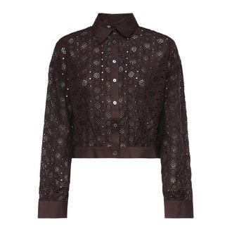 Pinko Charita Shirt - - Blouses & Shirts - Damen - Braun - M