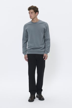 Matinique Sweatshirt MAharry Gerade Passform blue