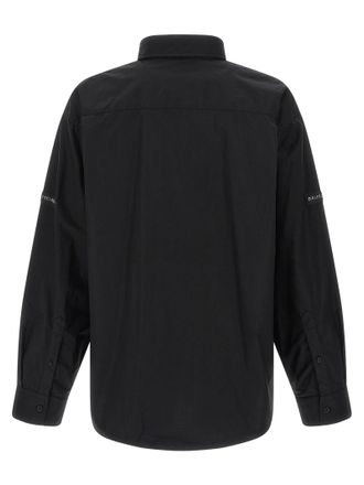 Balenciaga Mens Black Cotton Blouse
