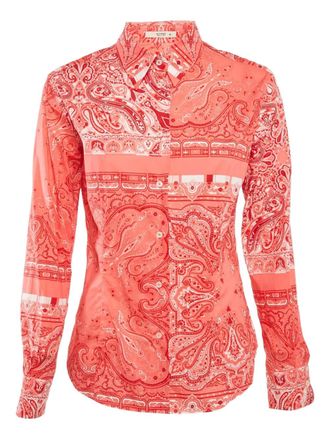 Etro Hemd mit Paisley-Print - Rosa