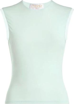 Genny Femme, Tops, Vert, Taille: 38 FR D&eacute;bardeur