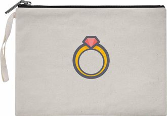 Bonateks Womens TRFCB100271 Damen Clutches, Beige, 25x5x18 cm