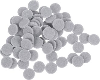 DOITOOL 100 Stück Selbstklebende Filz Möbelgleiter Rund rutschfeste Anti rutsch Polster für Stuhl Tischbeine Schützende Filzauflagen für Böden Langlebig und E