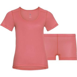 Odlo Damen Funktionsunterw&auml;sche Cubic Set Kurzarm zweiteilig