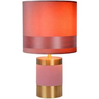 Lucide Extravaganza frizzle - Tischlampe - &oslash; 18 cm - 1xE14 - Rosa - Lucide