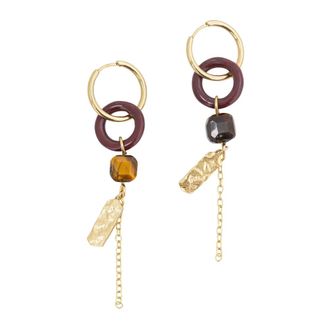 Sessun Boucles doreilles pendantes - Femme - Accessoires - Jaune - Taille: ONE Size