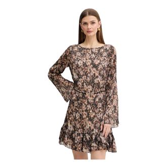 Guess Ilenia Pleated Dress - - Dresses - Damen - Mehrfarbig - L