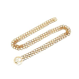 Chanel Pre-owned Metal Belt - - Pre-owned - Damen - Gelb - ONE SIZE