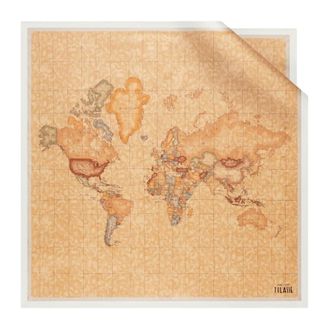 Alviero Martini 1A Classe Femme, Accessoires, Beige, Taille: ONE Size Foulard 90x90