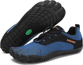 Saguaro Chaussure Minimaliste Homme Femme Chaussures Aquatiques Légère Flexible Chaussures de Trail Respirant Barefoot Shoes pour Running Fitness, Bleu, GR.43