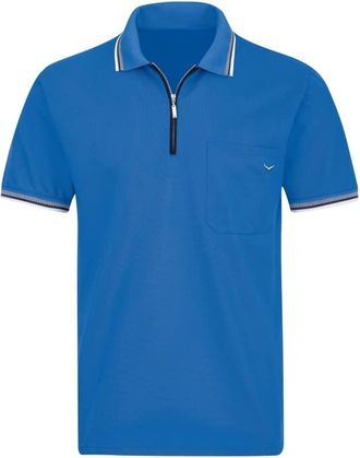 Trigema Poloshirt mit Rei&szlig;verschluss
