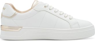 s.Oliver Damen Sneaker flach Low Top Elegant, Weiß (White), 42 EU