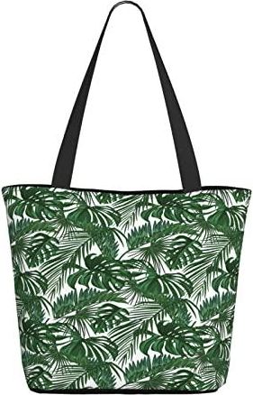 AOOEDM Sac &agrave; provisions pour femme en feuilles de palmier d&eacute;t&eacute; 13 x 11 x 7 pouces. Le cadeau parfait pour la Saint-Valentin. Cest de la Saint-Valentin pour m