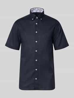 Bugatti Regular Fit Freizeithemd mit Button-Down-Kragen