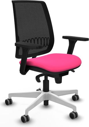 Piqueras y Crespo Gepolsterter Schreibtischstuhl Alares mit 3D-Armlehnen, h&ouml;henverstellbare Lendenwirbelst&uuml;tze, ausgestattet mit 5 Positionen und injiziertem Schaumstof