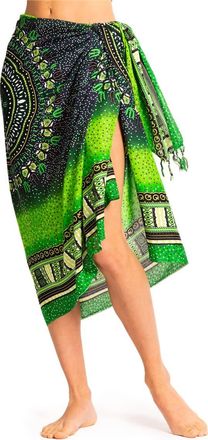 Panasiam Sarong Maoi 03, 250x113cm, green tones