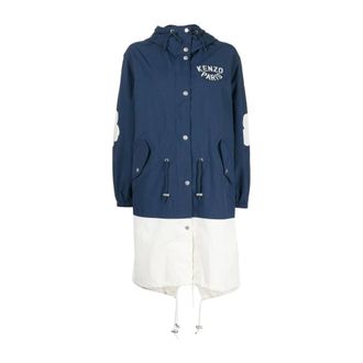 Kenzo Sailor Long Windbreaker - - Coats - Damen - Blau - M