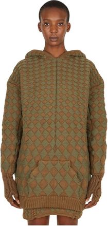 Isa Boulder Femme, Sweatshirts et sweats &agrave; capuche, Multicolore, Taille: 40 FR SweaT-shirt &agrave; capuche matelass&eacute; Illusion