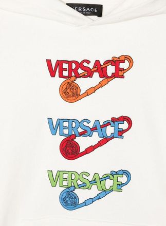 Versace Pins Hoodie - White