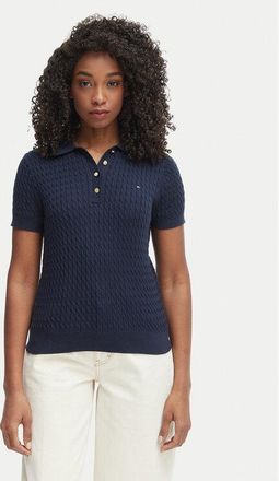 Tommy Hilfiger Poloshirt WW0WW41474 Dunkelblau Regular Fit