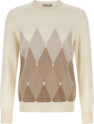 Ballantyne Herren, Strickwaren, Beige, LGröße