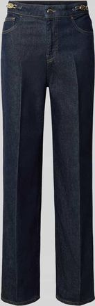 Emporio Armani Straight Fit Jeans mit Knopfverschluss