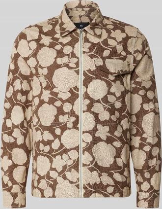 Paul Smith Jacke im Allover-Look mit Brusttasche