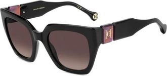 Carolina Herrera Lunettes de soleil 0414/S - Femme - Accessoires - Noir - Taille: 52 MM