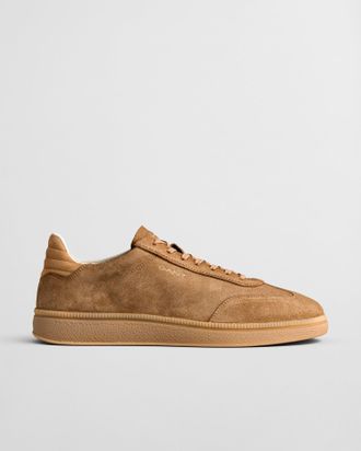 GANT Herren Cuzmo Sneaker aus Veloursleder (40) WARM KHAKI