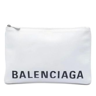 Balenciaga Sac pochette vintage Pre-owned - Femme - Pre-owned - Blanc - Taille: ONE Size