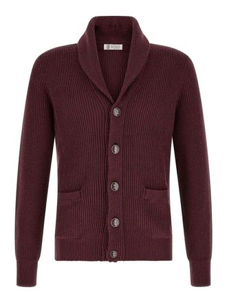Brunello Cucinelli Cardigan - Rouge Brun