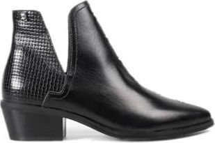 POPA Bottines en cuir noir Nexo, Noir, 38 EU