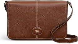 Radley London London Maldon Mews Sac &agrave; bandouli&egrave;re en cuir pour femme Taille M, cognac, Taille M
