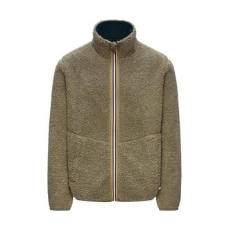 K-Way Veste r&eacute;versible Pascal Sherpa Polar - Homme - Sport - Vert - Taille: L