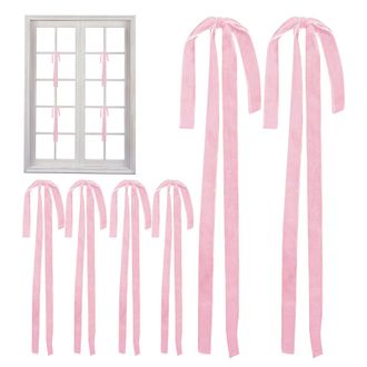 Generico Weihnachtsschleife | Gro&szlig;e Schleife zur Kr&ouml;nung des Weihnachtsbaums, festliche Dekoration, 6 St&uuml;ck, f&uuml;r Partys, Hochzeiten, Weihnachten, Festivals, Ge