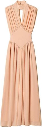 Twinset Gathering-detail Maxi Dress