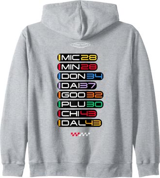 Disney Racing Mickey & Friends Turbo Troop Race Team Numbers Kapuzenjacke