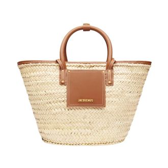 Jacquemus Femme, Sacs, Beige, Taille: ONE Size Le Panier Soli