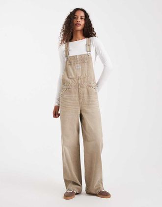 Levi's Salopette baggy en jean - Taupe-Neutre
