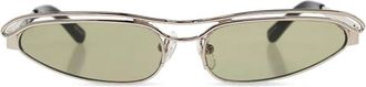 The Attico Brille mit Cat-Eye-Gestell - Silber