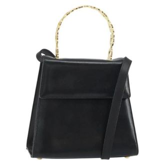Ferragamo Pre-owned Lederhandtasche - - Pre-owned - Damen - Schwarzk - ONE SIZE