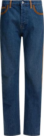 Miu Miu Jeans mit Logo-Detail - Blau